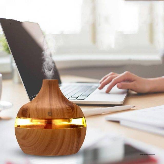 Aromatherapy Wood Humidifier - Homy Farmy