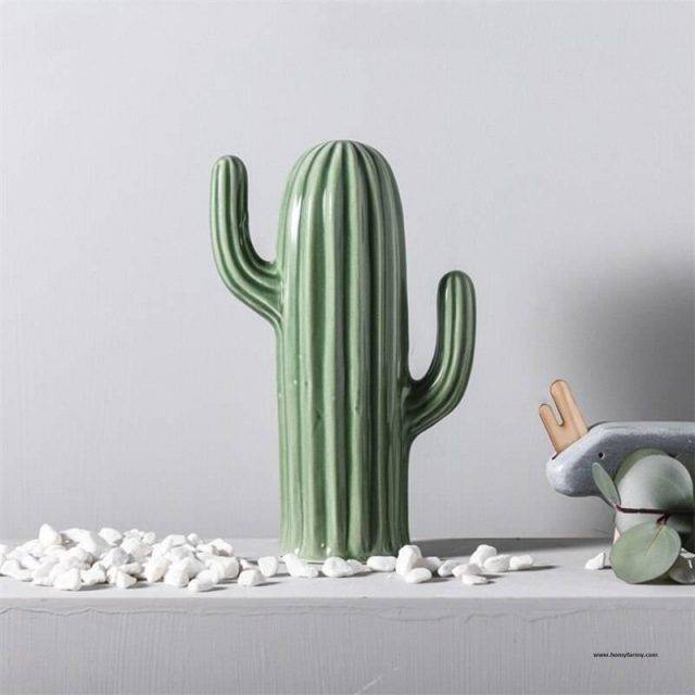 Creative Ceramic Cactus Ornament - Homy Farmy