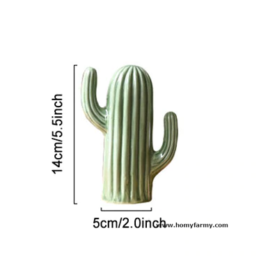 Creative Ceramic Cactus Ornament - Homy Farmy